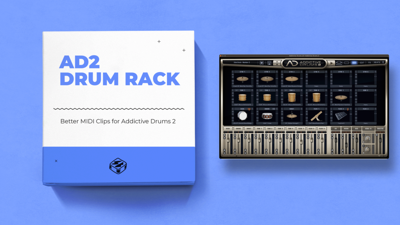 Supa Fat Supa Dry for Addictive Drums - Side Brain