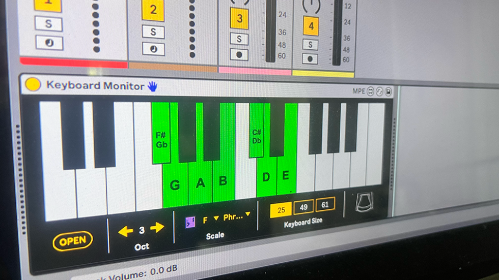 Keyboard Monitor - Side Brain