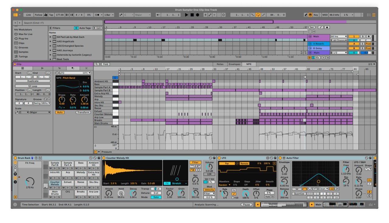 Drum Sampler Techniques - Side Brain